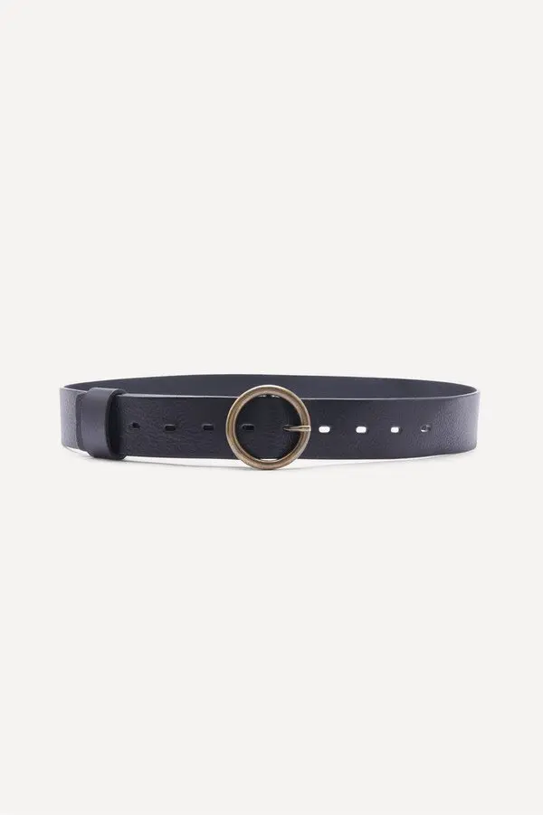 Ba&Sh Camus Leather Belt In Black - 50% Off | Editorialist display picture 3
