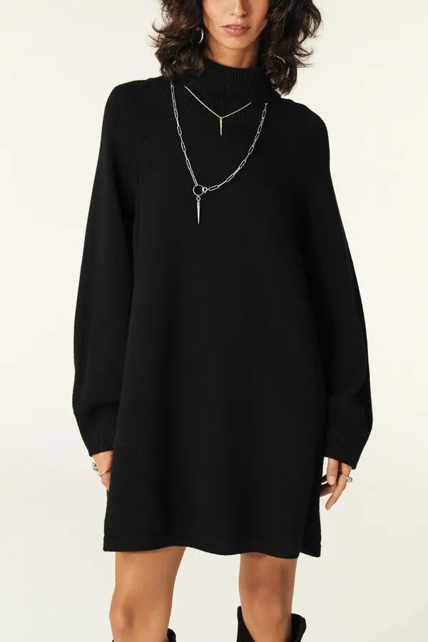 Ba&sh Medee Mini A-line Dress - Black