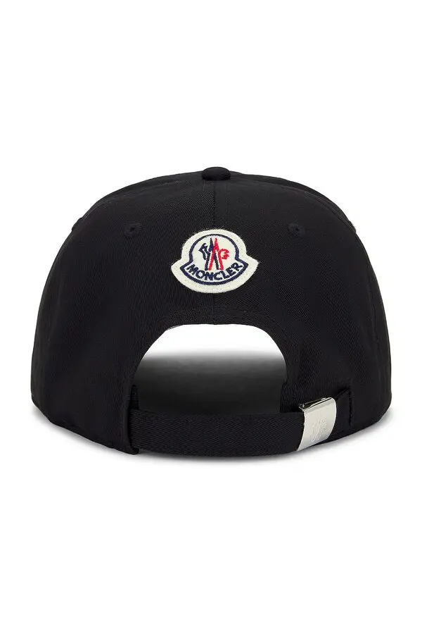 Moncler Graphic Baseball Cap - Black