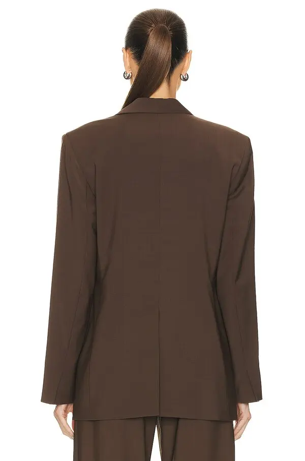 Matteau Relaxed Tailored Blazer - Coffee