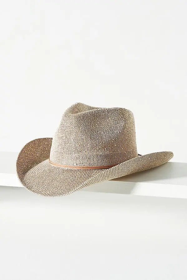 Anthropologie Sparkle Cowboy Hat