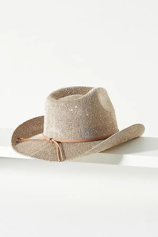 Anthropologie Sparkle Cowboy Hat