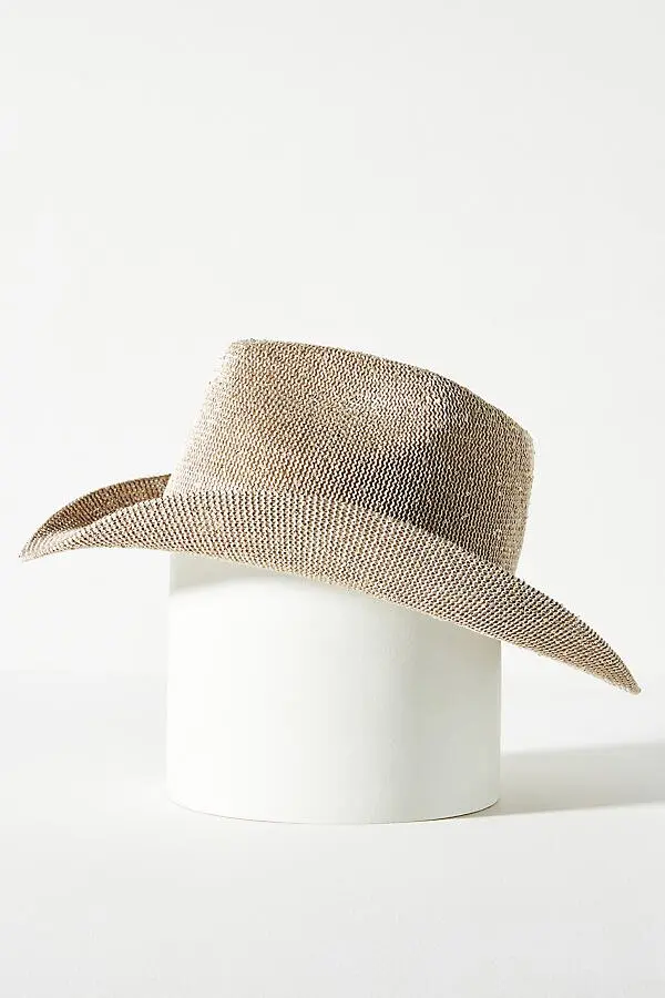 Anthropologie Sparkle Cowboy Hat