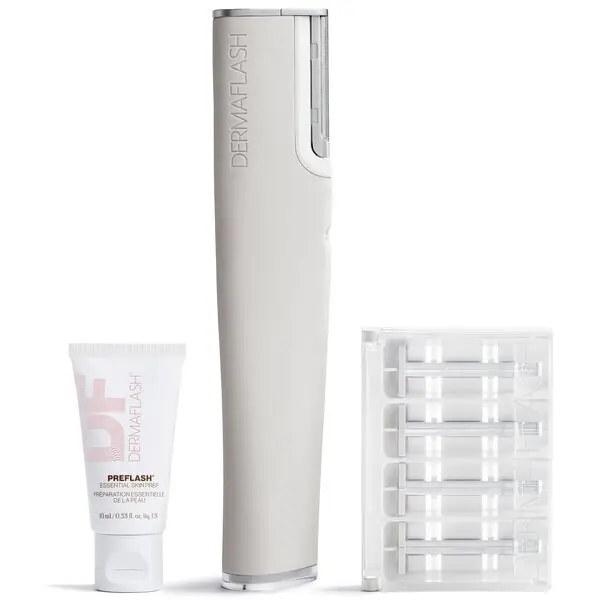 DERMAFLASH Luxe+ Advanced Sonic Dermaplaning And Peach Fuzz Removal - Stone