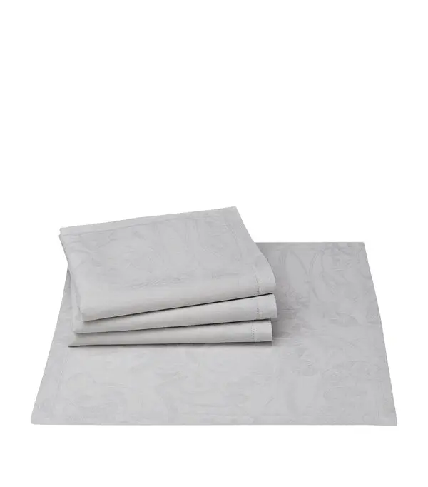 LE JACQUARD FRANÇAIS Tivoli Napkin - Silver