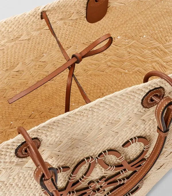 Loewe X Paula’s Ibiza Woven Anagram Basket Bag - Beige