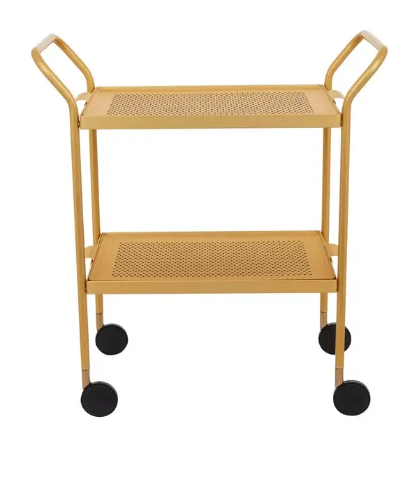 KAYMET Two-tier Rubber Grip Trolley - Gold