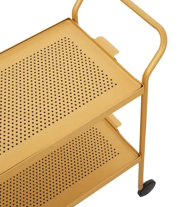KAYMET Two-tier Rubber Grip Trolley