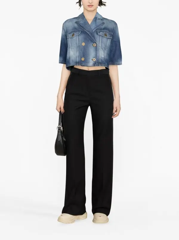Balmain Double-breasted Denim Top