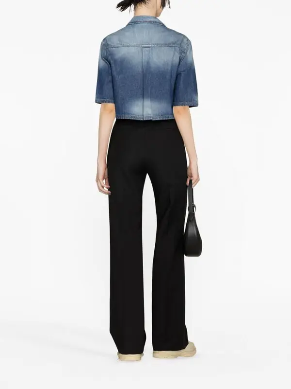 Balmain Double-breasted Denim Top