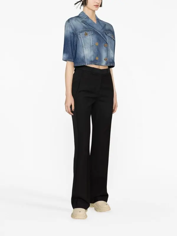 Balmain Double-breasted Denim Top