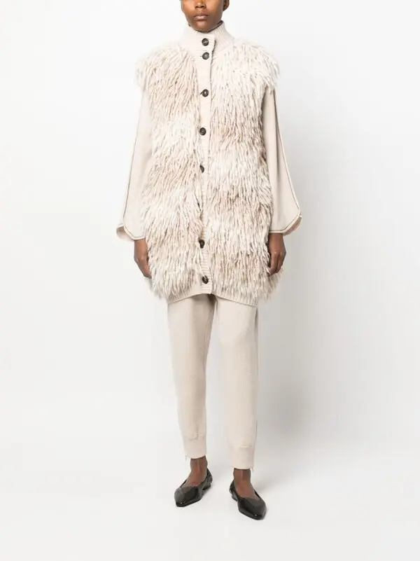 Brunello Cucinelli Fringed Knit Vest