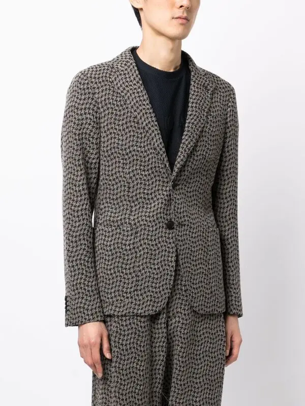 Giorgio Armani Houndstooth Blazer