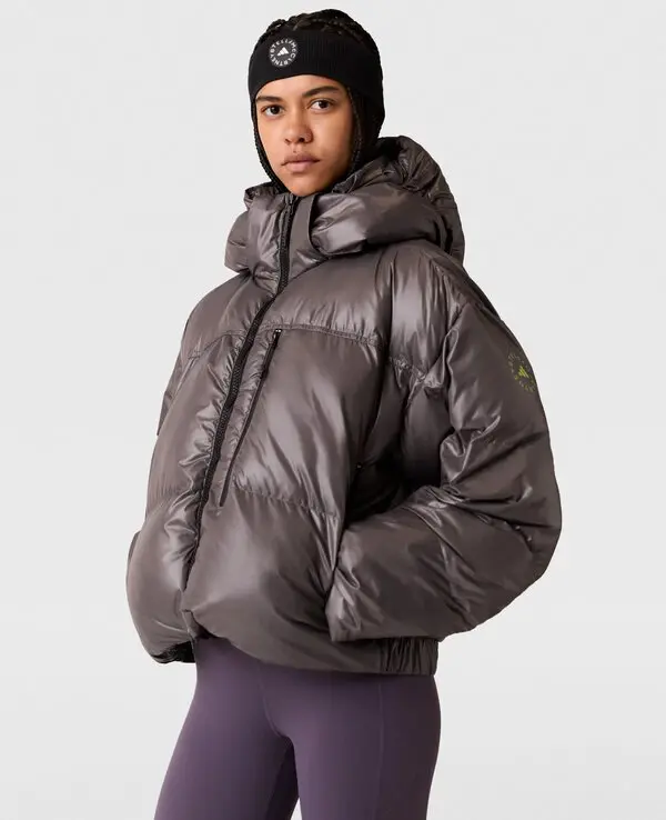 Stella McCartney Truenature Short Padded Coat - Gray