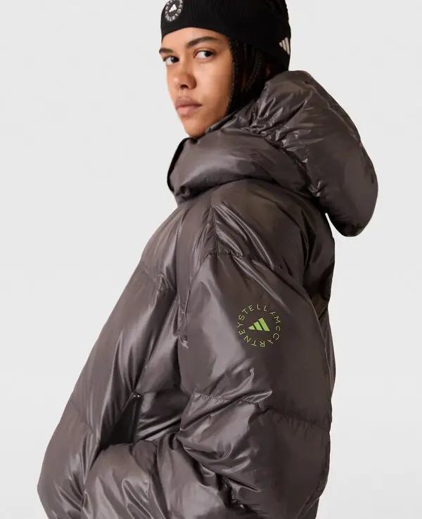 Stella McCartney Truenature Short Padded Coat - Gray