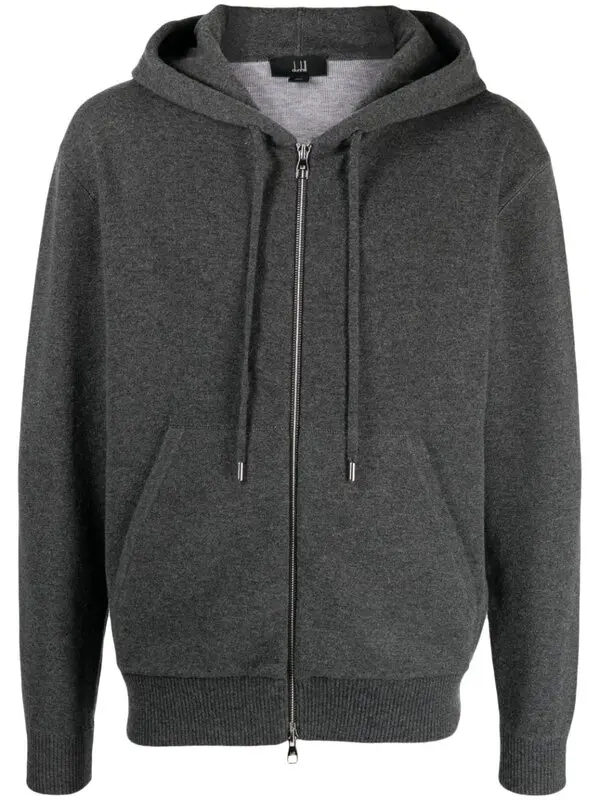 Dunhill Long-sleeve Zip-up Hoodie