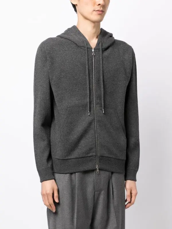 Dunhill Long-sleeve Zip-up Hoodie