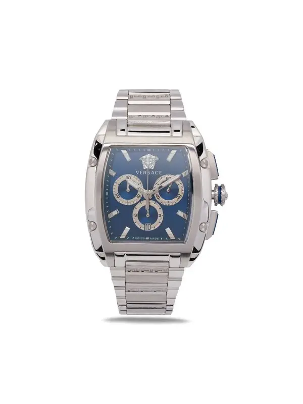 Versace Dominus 40mm Chronograph Watch - Blue