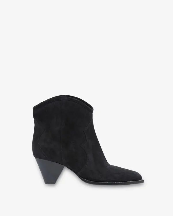 Isabel Marant Darizo Leather Boots - Black