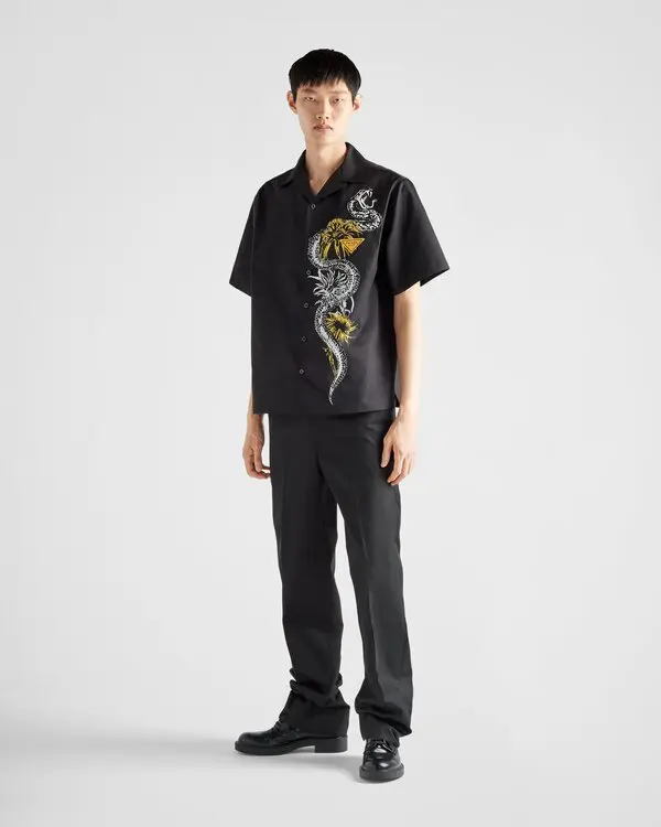 Prada Timecapsule Printed Poplin Shirt