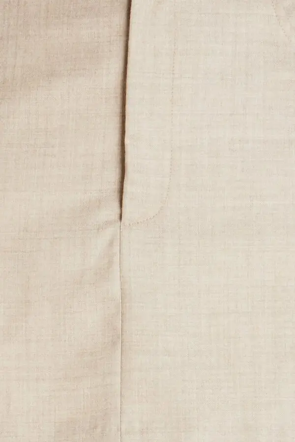 LOULOU STUDIO Hornby Woolblend Twill Mini Skirt