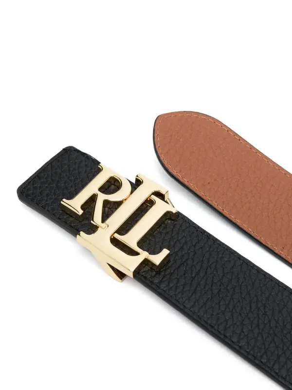 Ralph Lauren Logo-buckle Reversible Leather Belt
