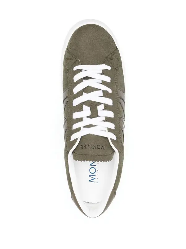 Moncler Monaco Panelled Sneakers - Green
