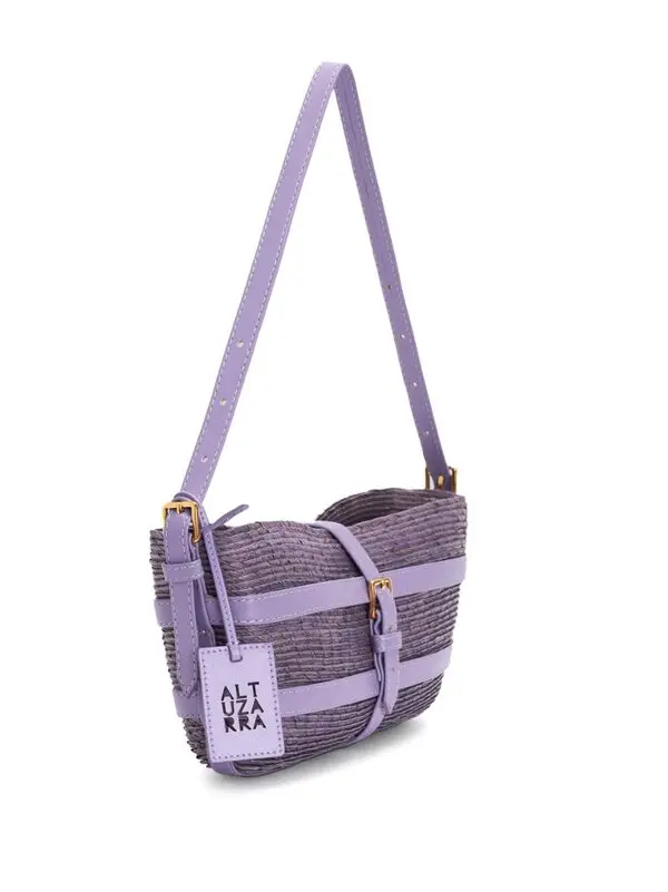 Altuzarra Watermill Raffia Crossbody Bag