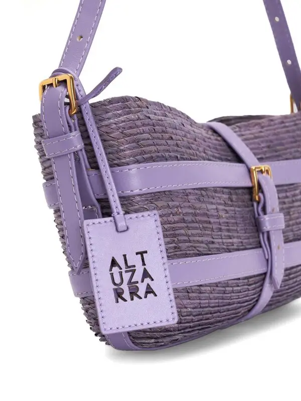 Altuzarra Watermill Raffia Crossbody Bag