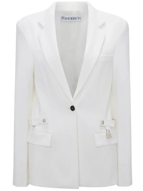 JW Anderson Notched-lapel Blazer - White