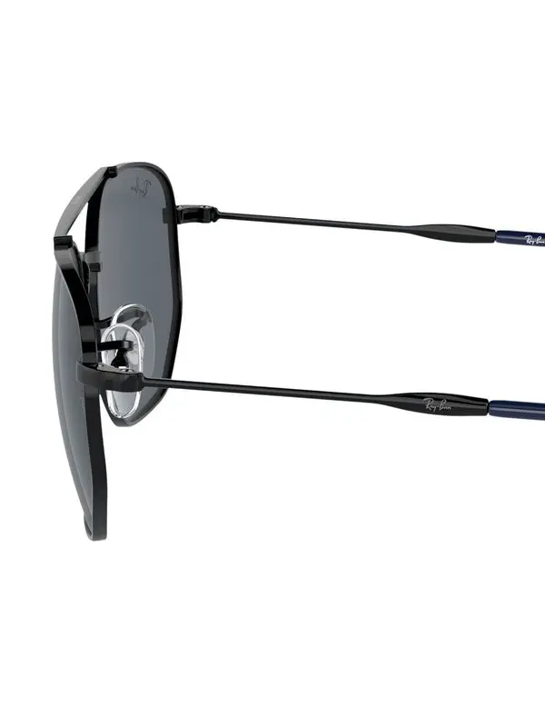 Ray-ban Logo-engraved Sunglasses - Black