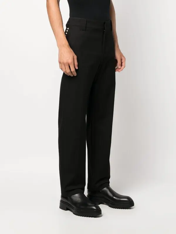 Valentino Garavani Rockstud-embellished Tailored Trousers - Black