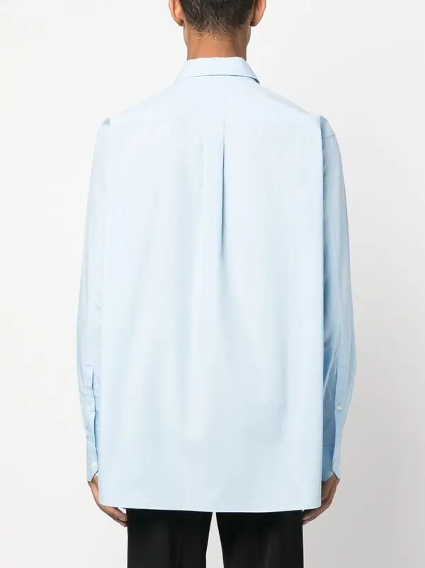 Valentino Garavani Logo-embroidered Cotton Shirt
