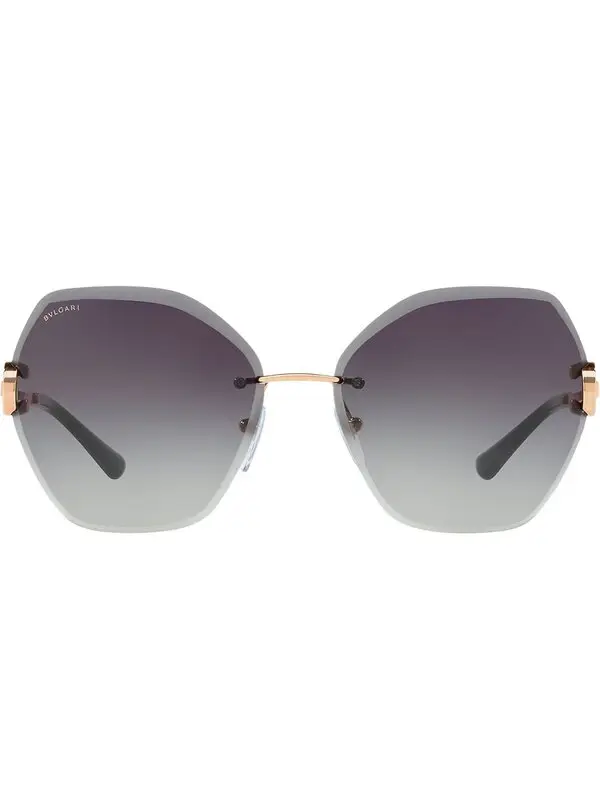 BVLGARI Oversized Sunglasses - Metallic