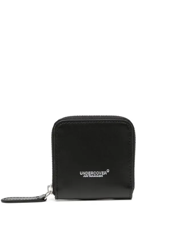 UNDERCOVERISM Logo-print Zip-up Wallet - Black
