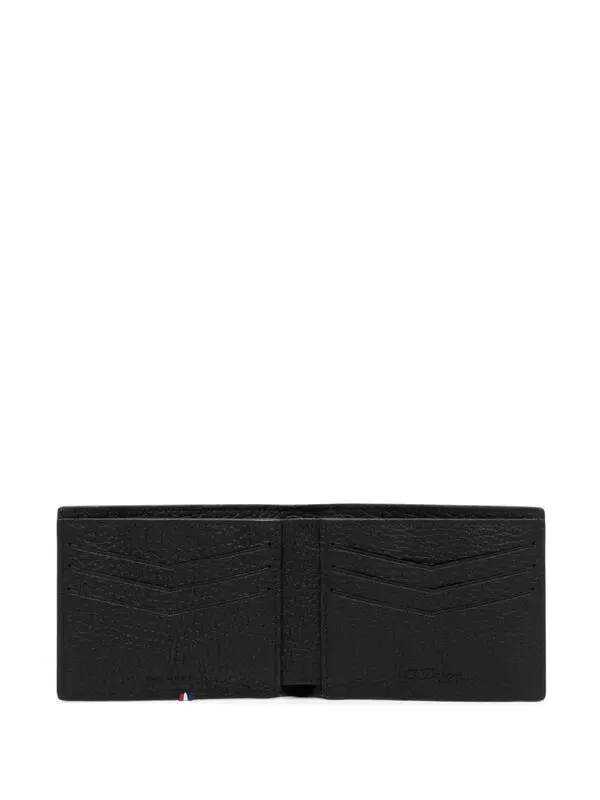 S.t. Dupont Logo-lettering Leather Bi-fold Wallet