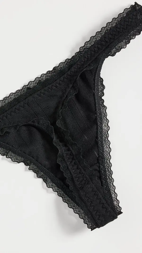 COUCOU The Thong 3 Pack - Black
