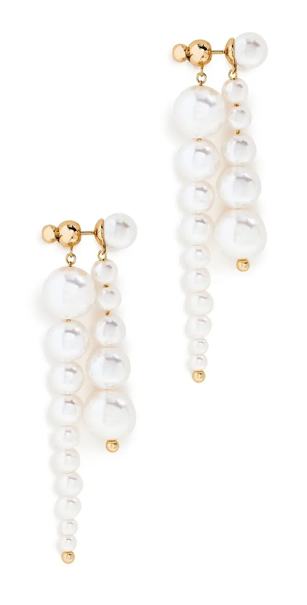 Cult Gaia Loreli Imitation Earrings - Pearl