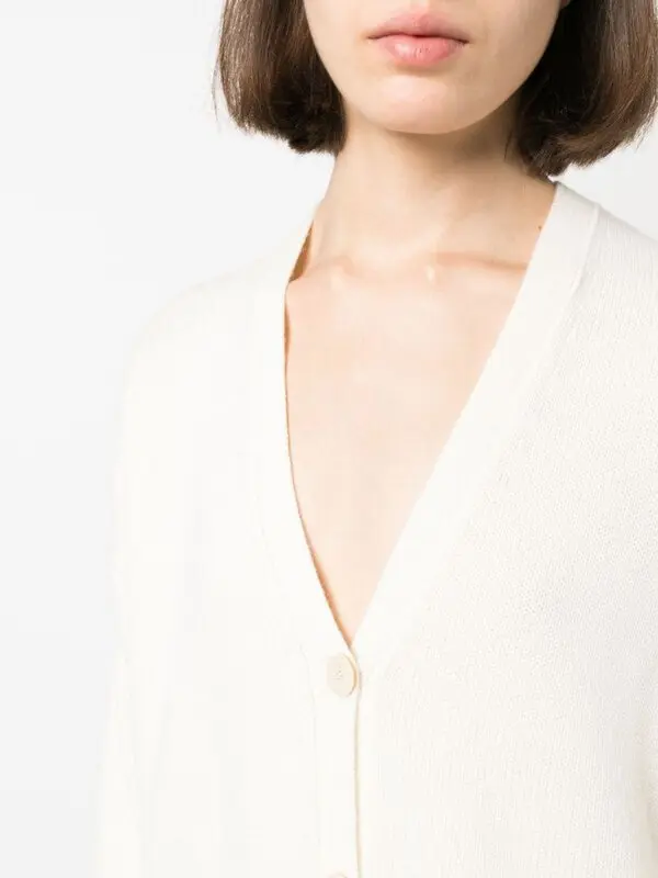 Theory Fine-knit Elbow-patch Cardigan