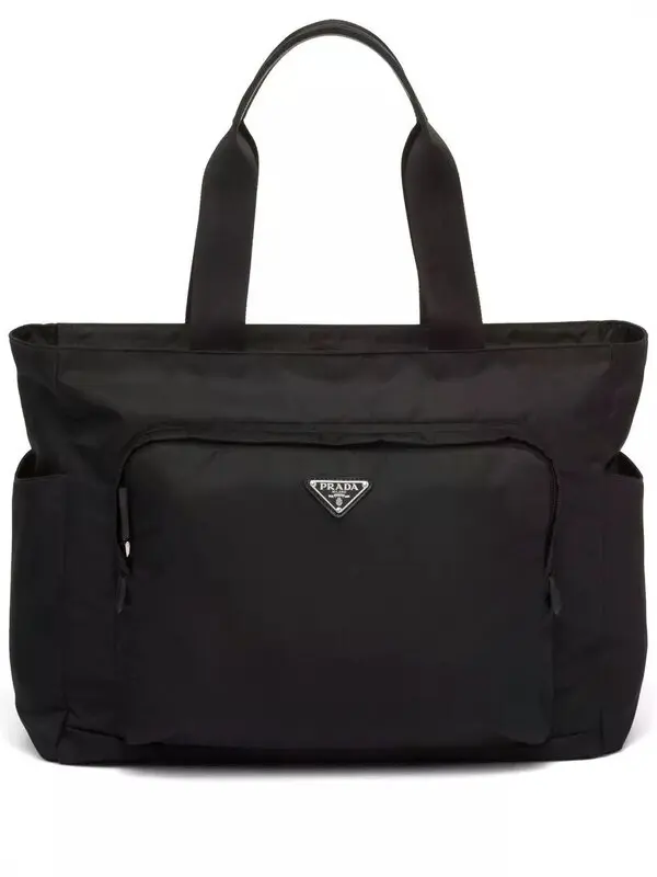 Prada Saffiano Leather Tote Bag - Black
