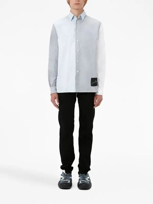 JW Anderson Patchwork-design Cotton Shirt