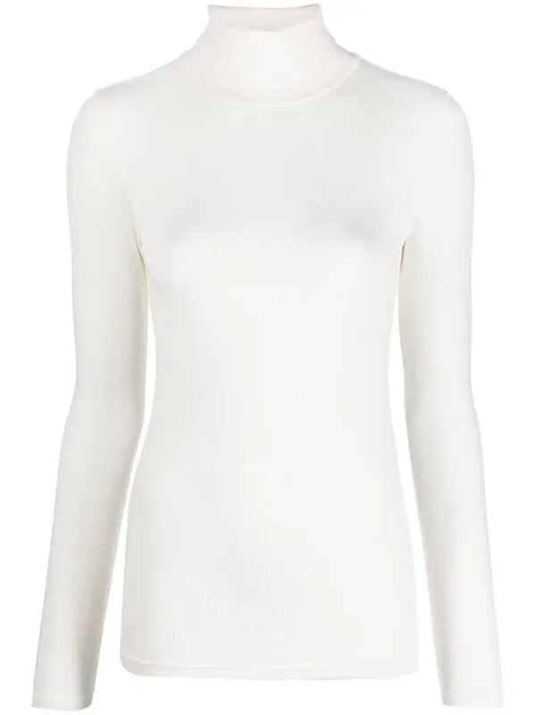 Polo Ralph Lauren Stretch Ribbed Turtleneck Top