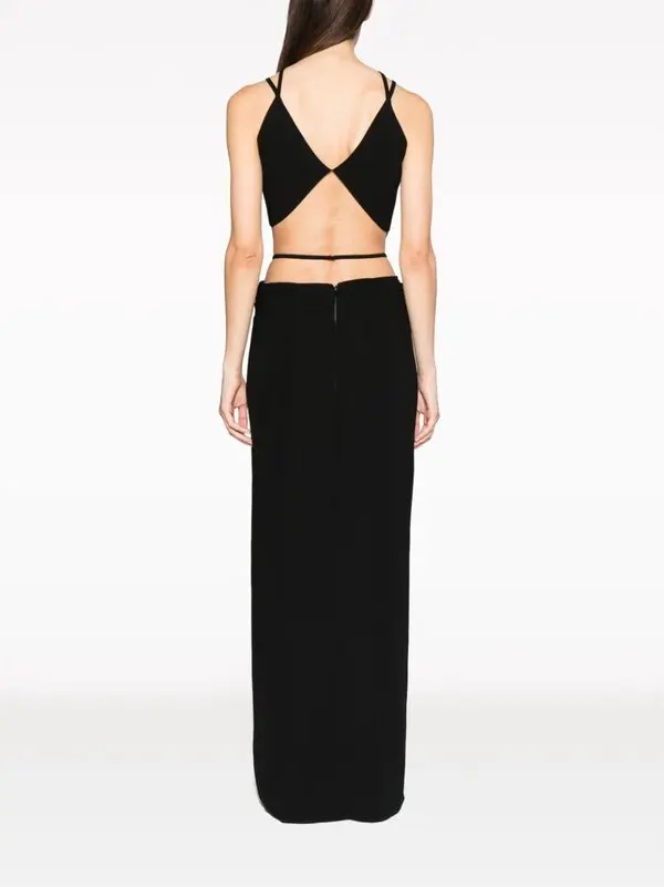 RAYANE BACHA Cut-out Maxi Dress