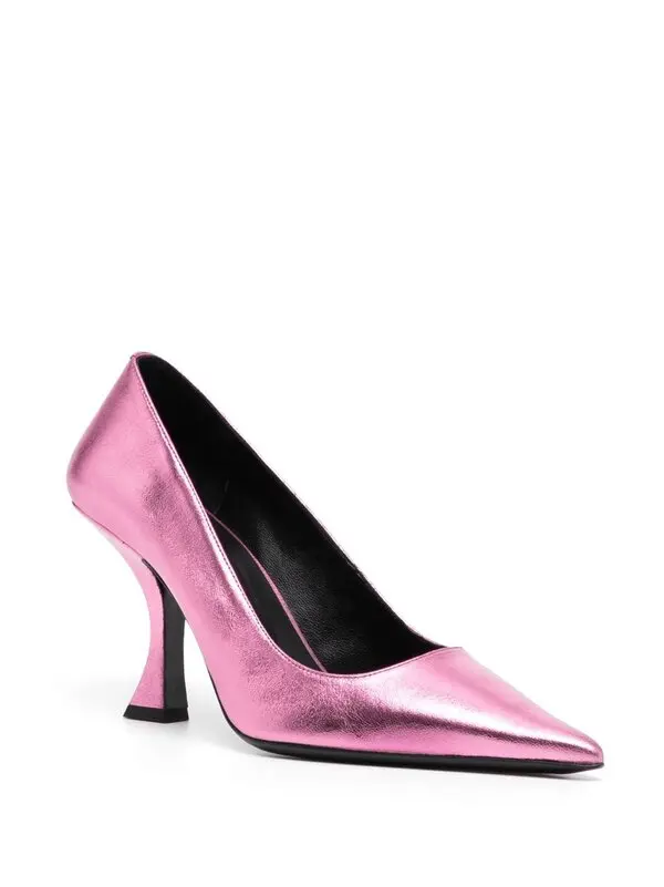 By Far Viva 90mm Pumps - Pink