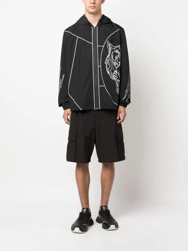 PLEIN SPORT Tiger Court Edition Windbreaker Jacket