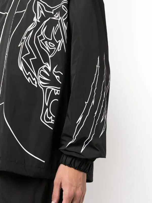 PLEIN SPORT Tiger Court Edition Windbreaker Jacket
