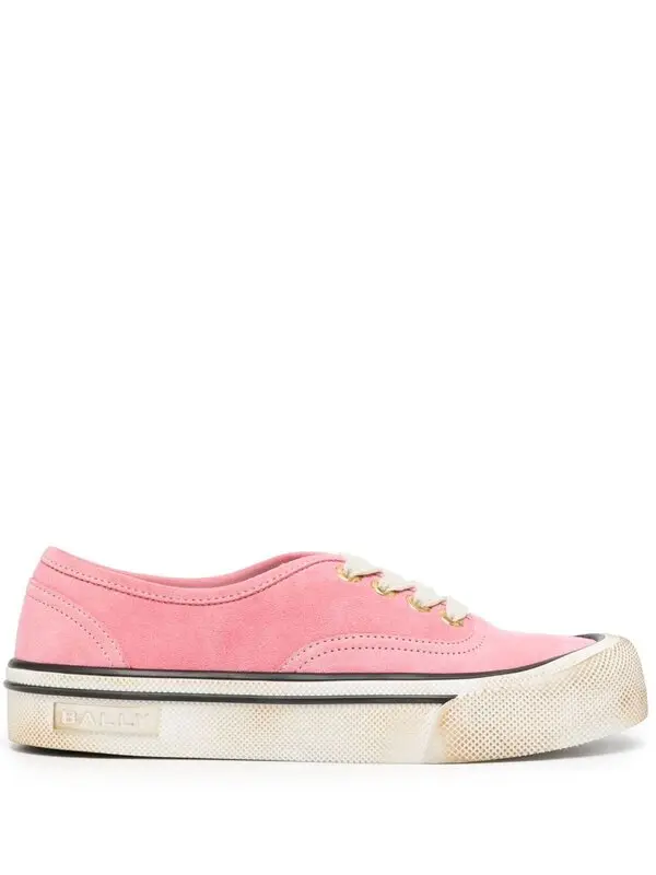 Bally Lyder Suede Low-top Sneakers - Pink