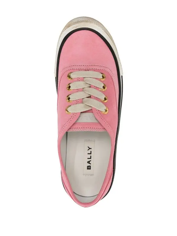 Bally Lyder Suede Low-top Sneakers - Pink