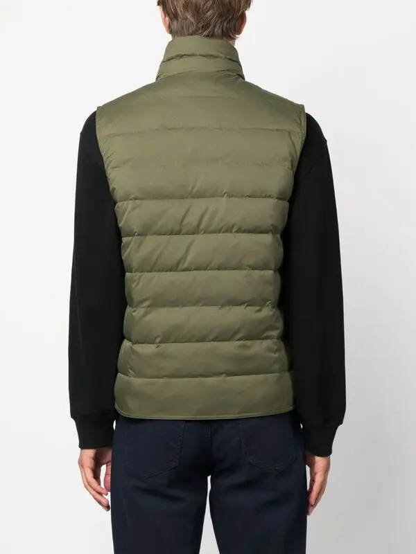 Kiton Mock-neck Padded Gilet