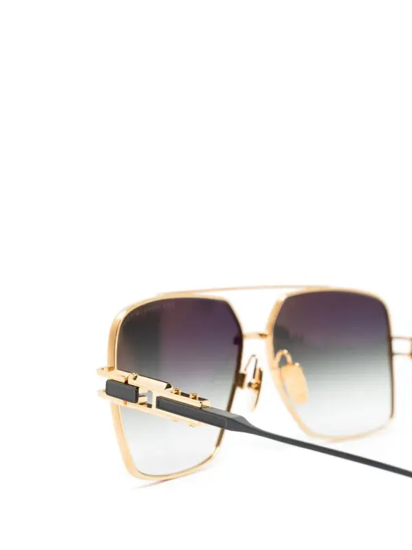 Dita Grand Emperik Pilot Sunglasses - Black